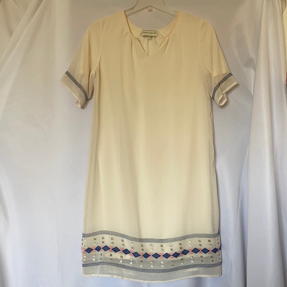Piper & Scout | Dresses | Piper Scout Lined Embroidered Dress | Poshmark